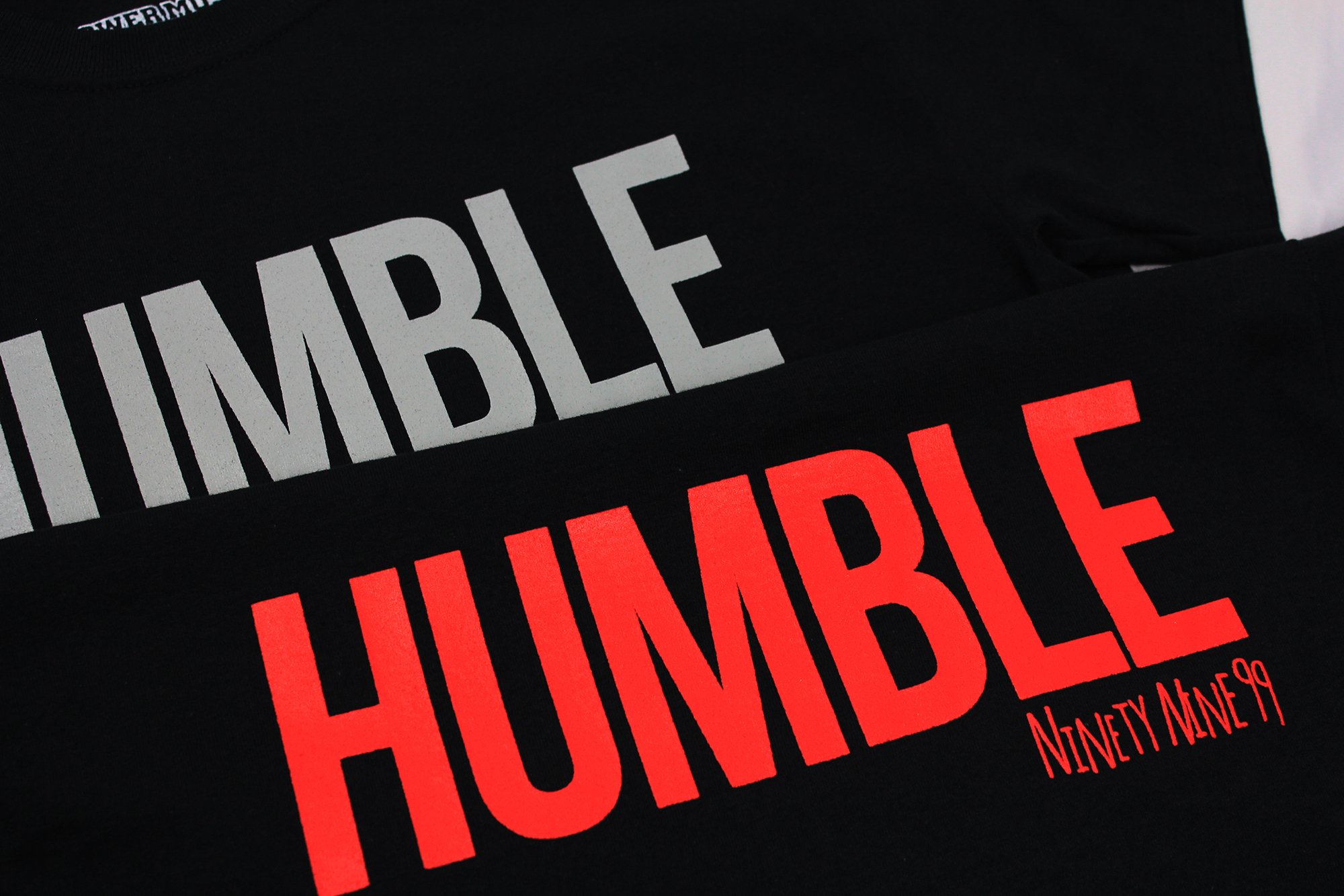 BLACK with RED HUMBLE T-shirt - POWER MUSCLE USA: Power Muscle Gym and Shop