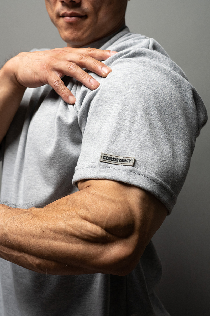 NEW GRAY consistency t shirt( OVER FIT) - POWER MUSCLE USA: Power ...