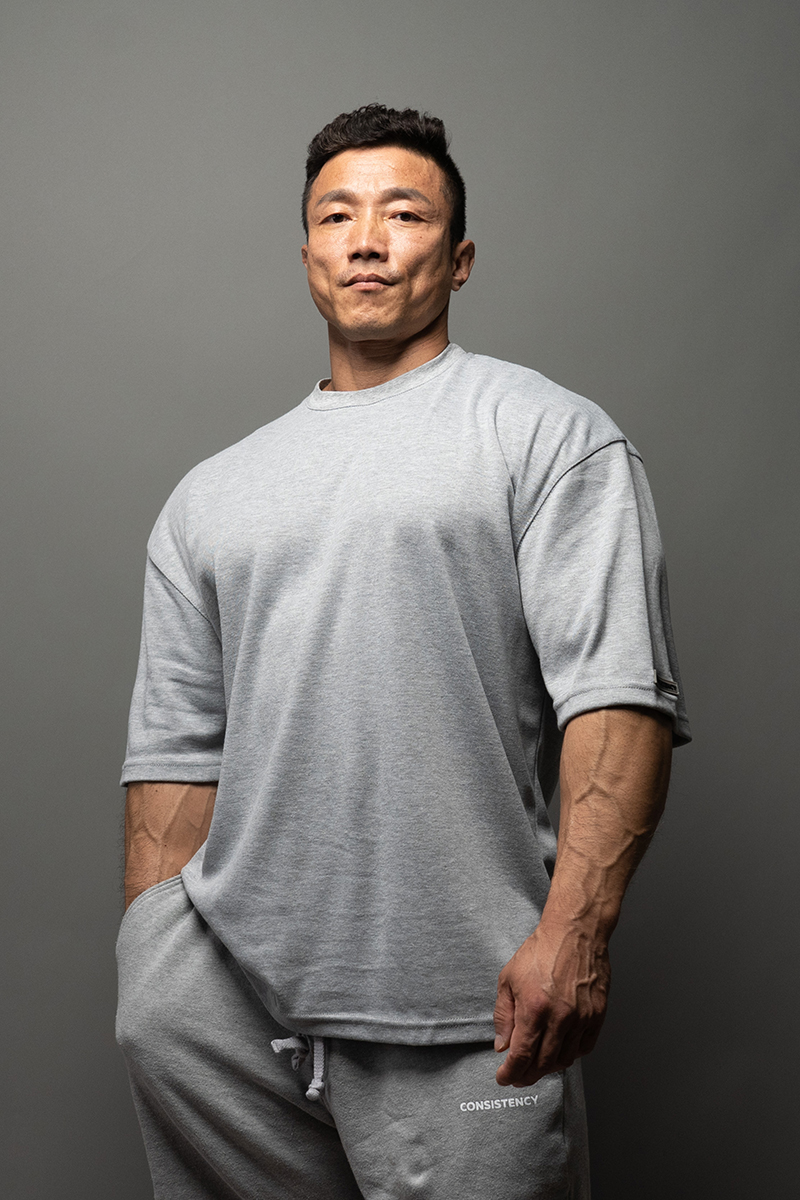 NEW GRAY consistency t shirt( OVER FIT) - POWER MUSCLE USA: Power ...